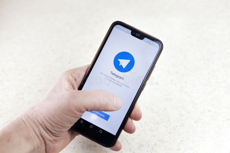 Telegram Messenger the Fastest Messaging App on the Market Displayed on ...