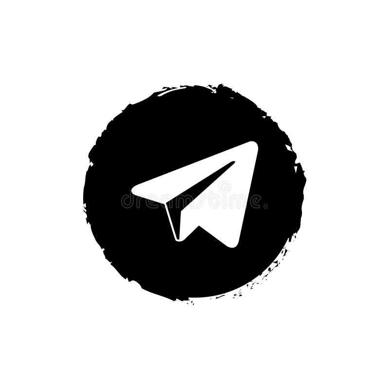 Telegram- Popular Realistic Social Media Logotype. Editorial ...