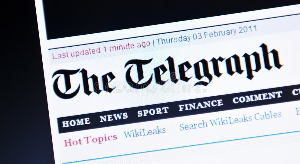 179 Telegraph Newspaper Stock Photos - Free & Royalty-Free Stock Photos ...