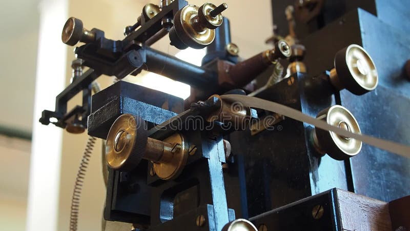 Telegraph equipment stock footage. Video of object, code - 237506050