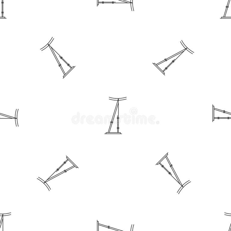 Telegraph Pole Pattern Seamless Vector Stock Vector - Illustration of ...