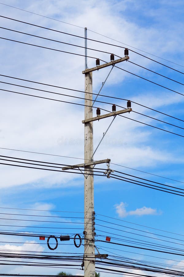 Telegraph pole stock image. Image of internet, electrical - 34498529