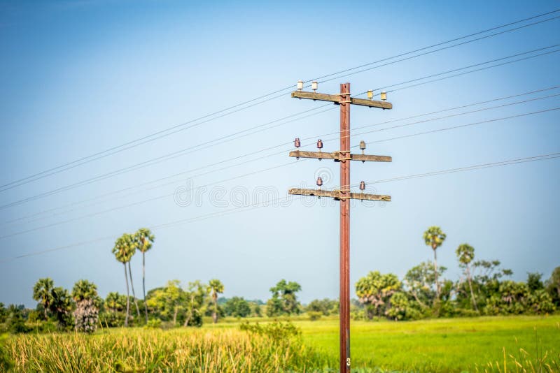Telegraph poles stock photo. Image of background, blue - 45253676