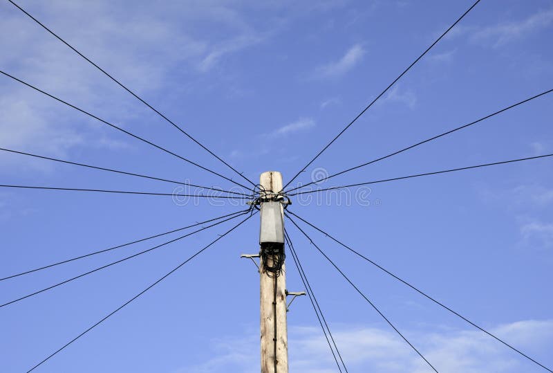 Old Telegraph Post Column Texture Close-up Stock Image - Image of print ...