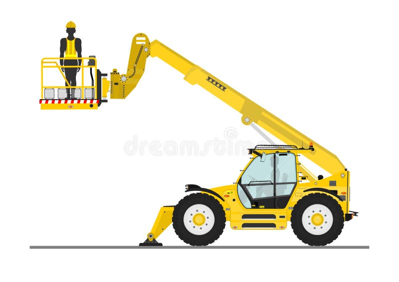 Telehandler Stock Illustrations – 523 Telehandler Stock Illustrations ...