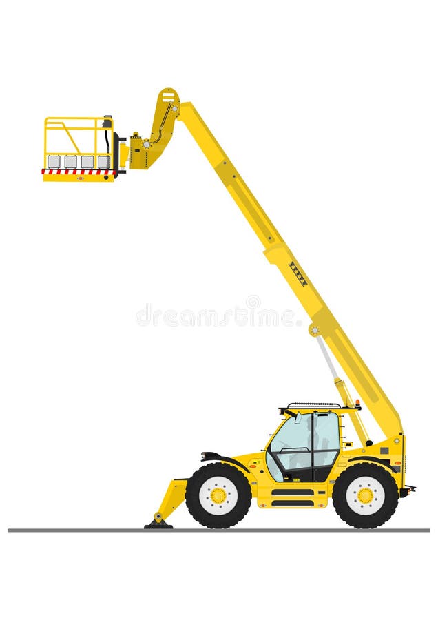 Telehandler Stock Illustrations – 540 Telehandler Stock Illustrations ...