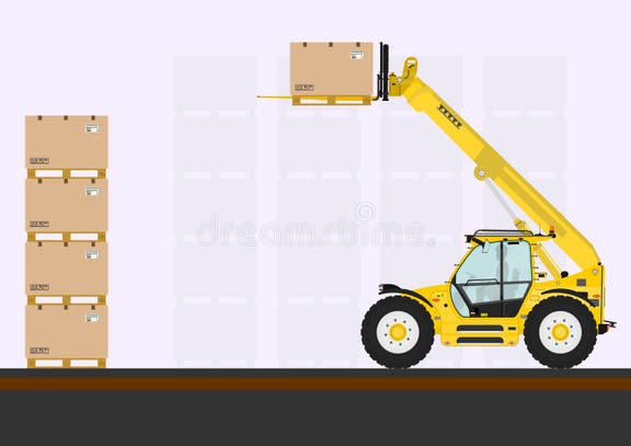 Telehandler Stock Illustrations – 566 Telehandler Stock Illustrations ...