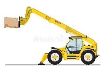 Telehandler Stock Illustrations – 562 Telehandler Stock Illustrations ...