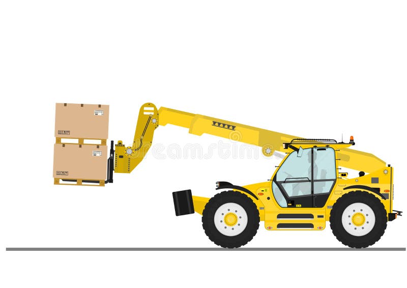 Telehandler Stock Illustrations – 562 Telehandler Stock Illustrations ...