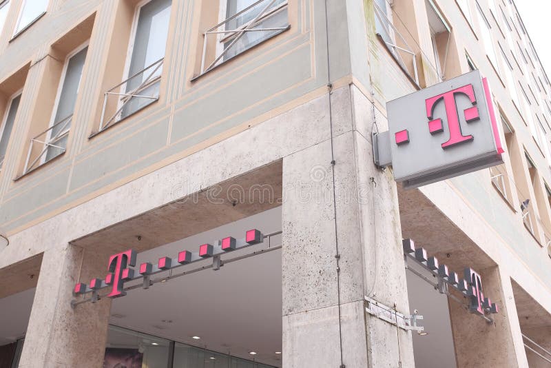 Telekom signs editorial stock photo. Image of signs, german - 50656183