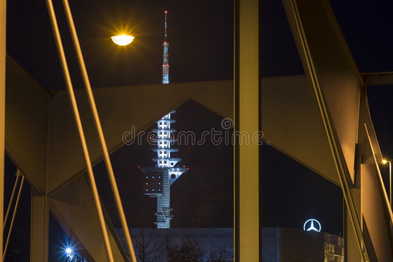 Telemax Tower editorial stock photo. Image of metal, german - 52484658