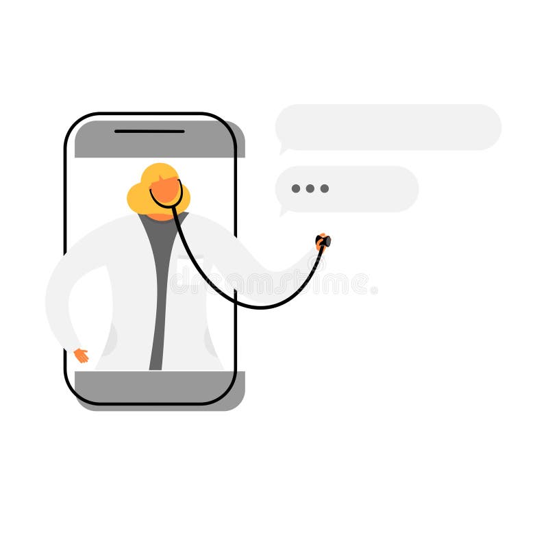 Telemedicine stock vector. Illustration of telemedicine - 272292657