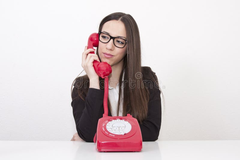 Teleoperadora stock image. Image of client, attitude - 54899567
