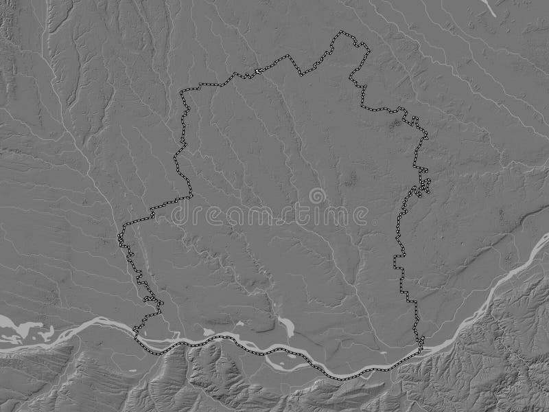 Teleorman, Romania. Bilevel. No Legend Stock Illustration ...