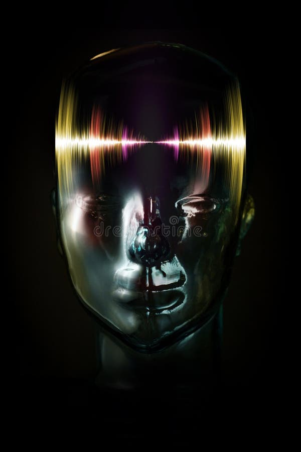 Telepathy Brainwaves Concept Stock Illustration - Illustration of ...