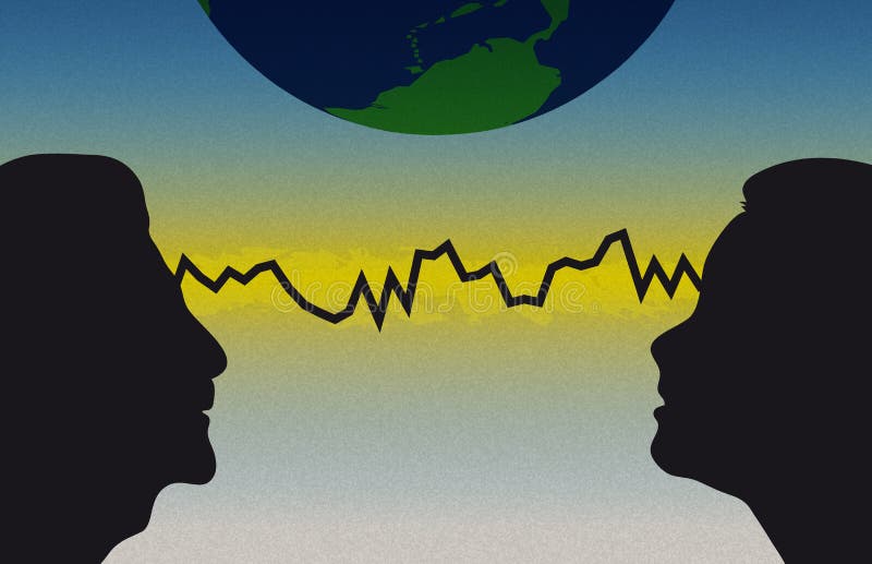 Telepathy Communication stock illustration. Illustration of telepathy ...