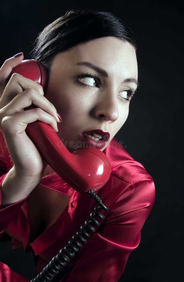 Telephone dating stock image. Image of sweet, phone, chat - 1864477