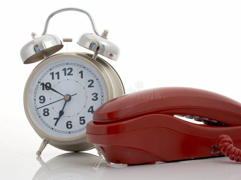 Modern phone and clock stock photo. Image of clock, button - 6560478