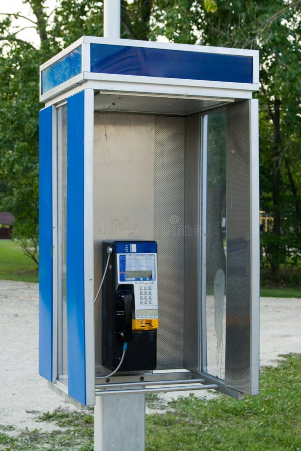 Telephone Booth stock image. Image of silver, technology - 5887509