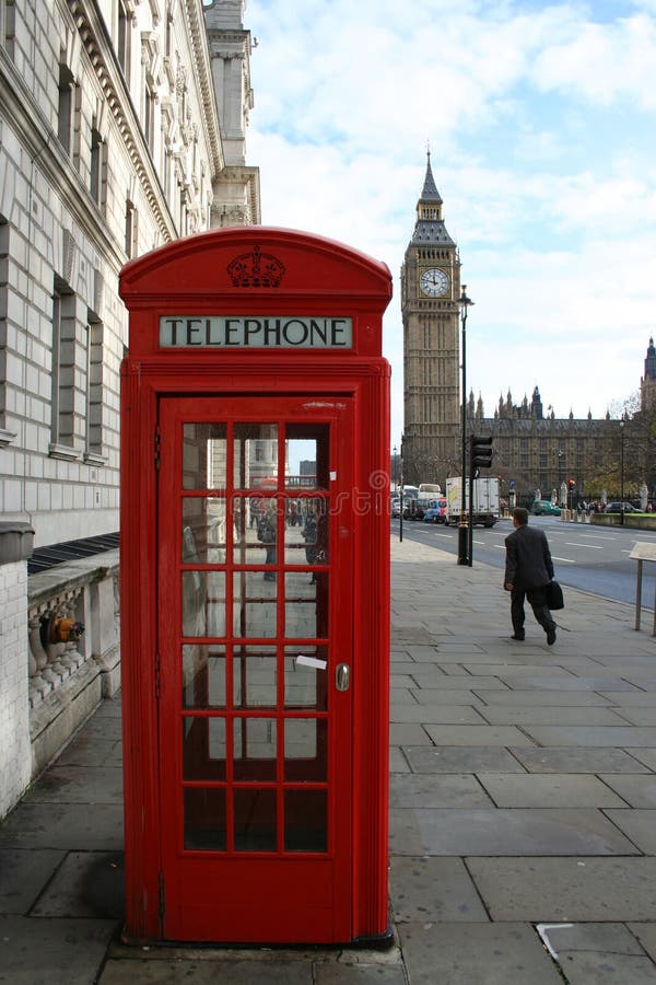 Telephone box and Big Ben editorial stock photo. Image of telephone ...