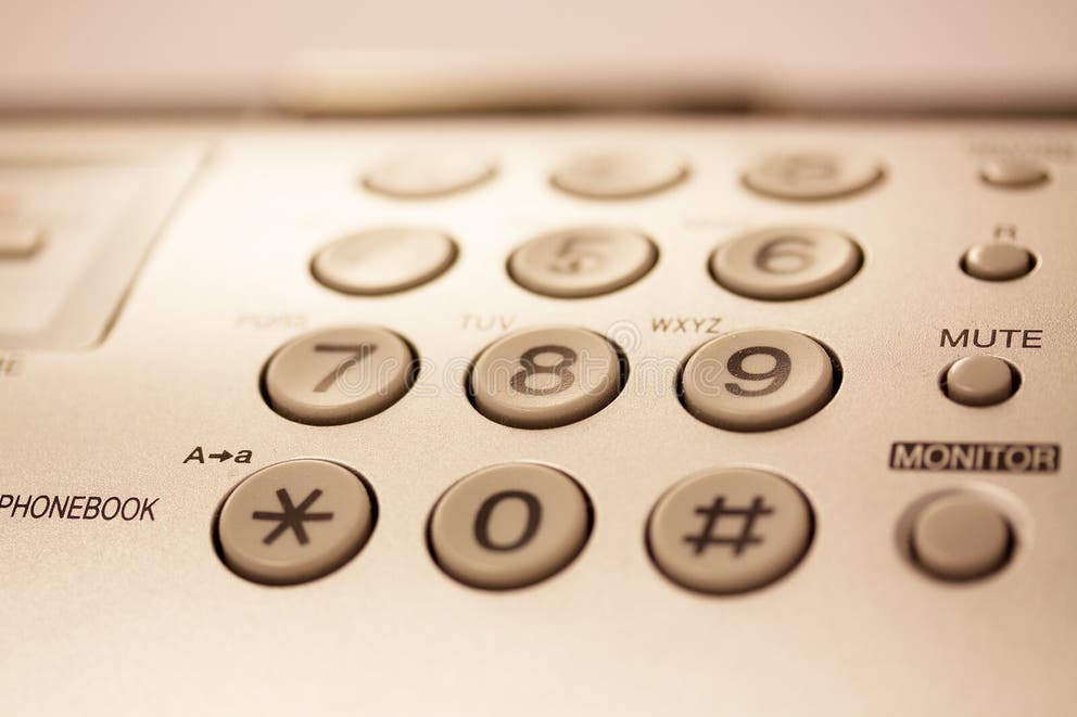 Telephone buttons stock image. Image of button, telecommunication ...