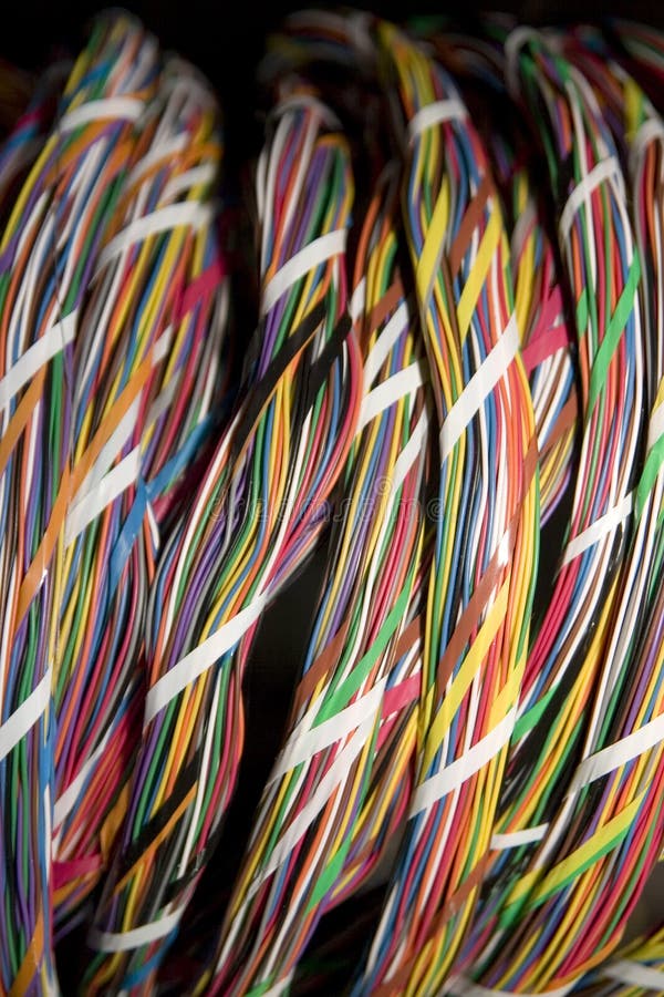 Cable Bundle stock image. Image of connection, wires, twisted - 3387197