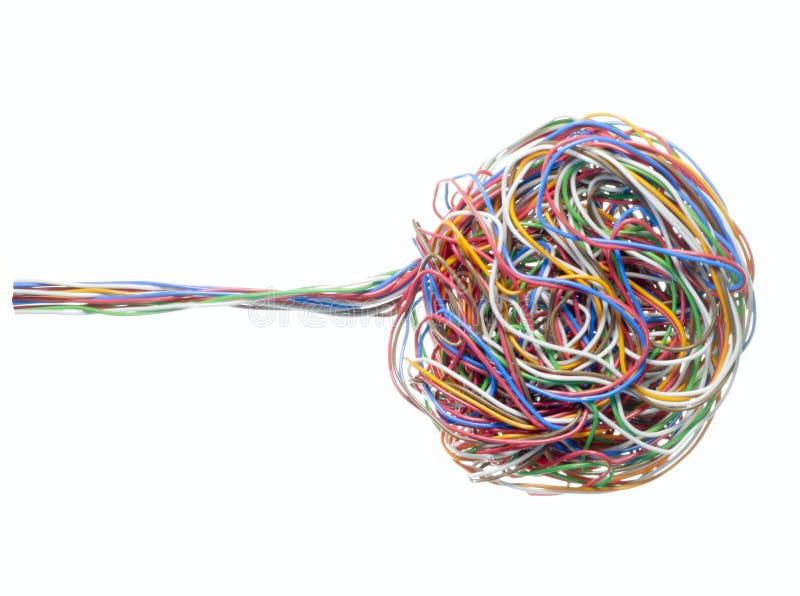 Telephone cable stock photo. Image of wire, digital, telephone - 4150200