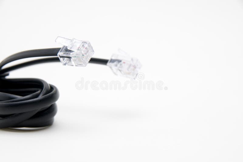 The telephone cable stock photo. Image of communcaion - 12864954