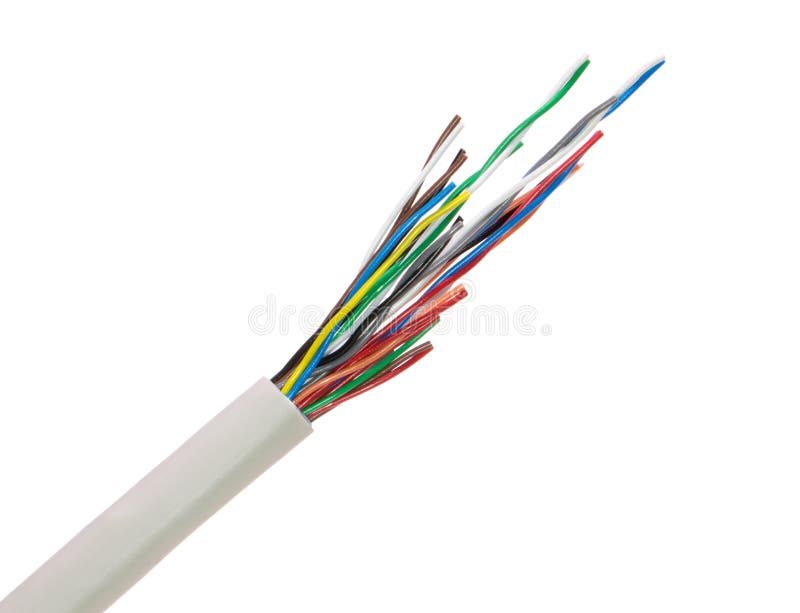 Telephone cable stock photo. Image of wire, digital, telephone - 4150200