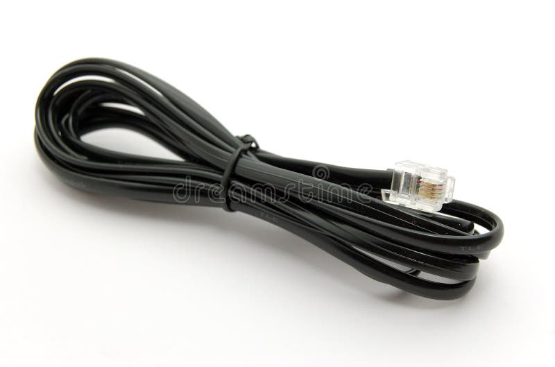 Telephone cable stock image. Image of telephone, digital - 4150181