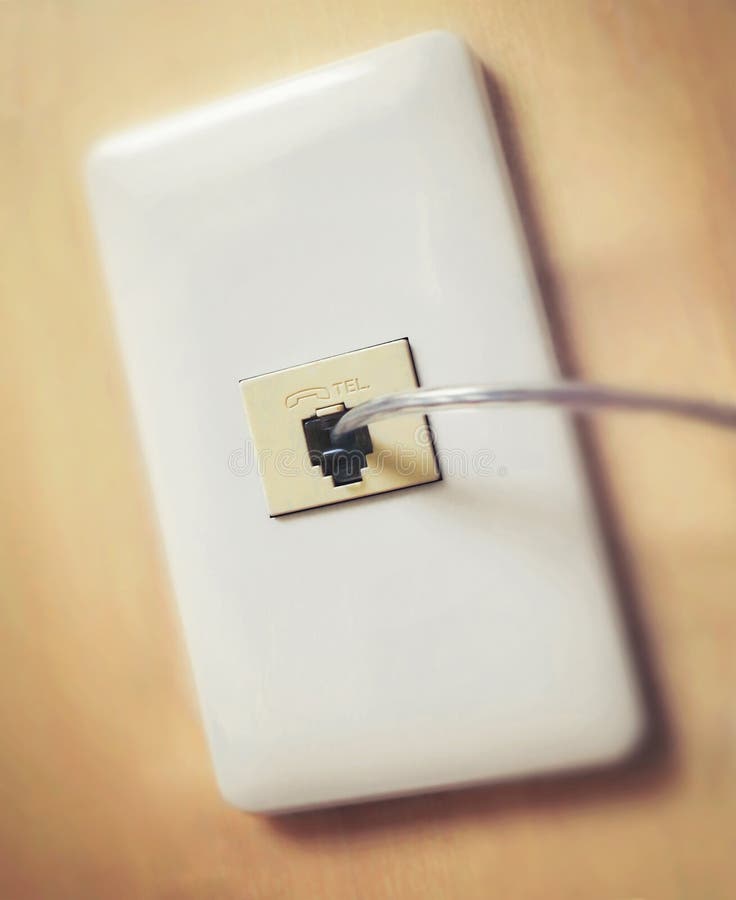 Telephone cable stock photo. Image of wire, plug, telephone - 50766098