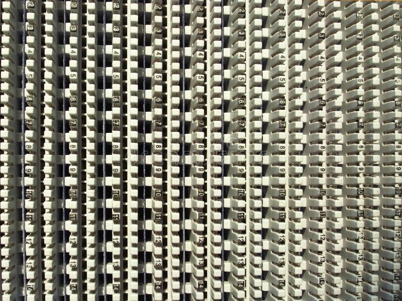 Telephone cable panel stock photo. Image of internet, electronics - 7299928