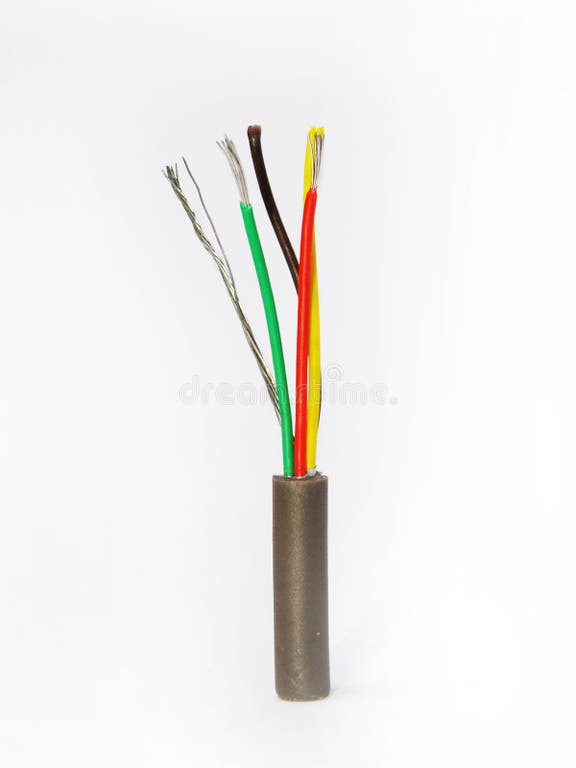 Telephone Cable Wires stock image. Image of bundle, isolated - 4891869
