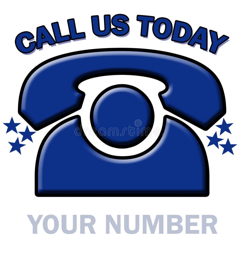 Telephone call today stock illustration. Illustration of call - 8880515