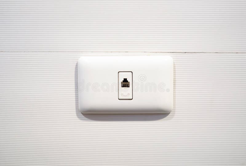Telephone Connection Mount the Switch. Stock Image - Image of internet ...