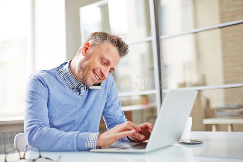 Telephone consultation stock image. Image of communication - 52831767