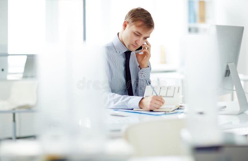 Telephone consultation stock image. Image of communication - 52831767