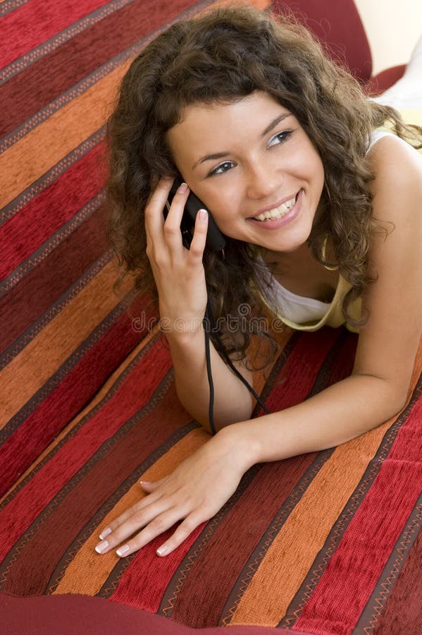The telephone conversation stock photo. Image of nice - 10385070