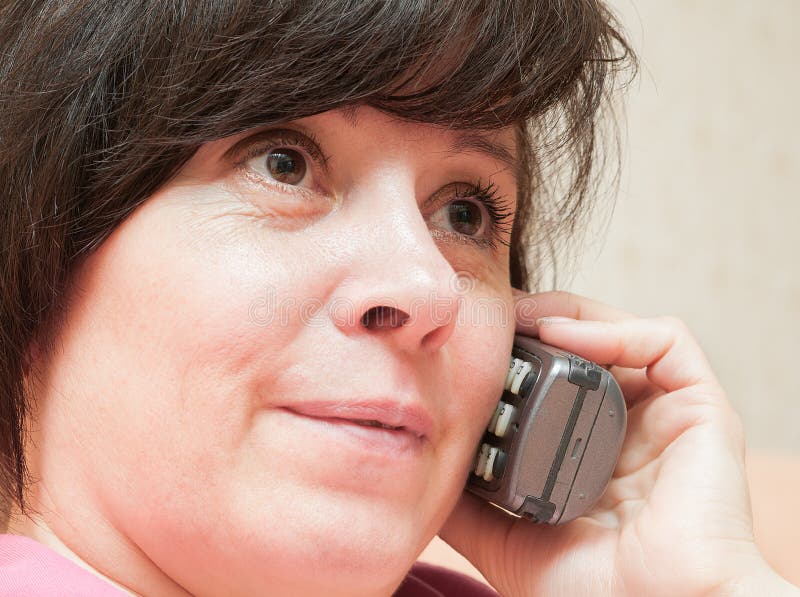 Telephone conversation stock photo. Image of cell, mobile - 28428914