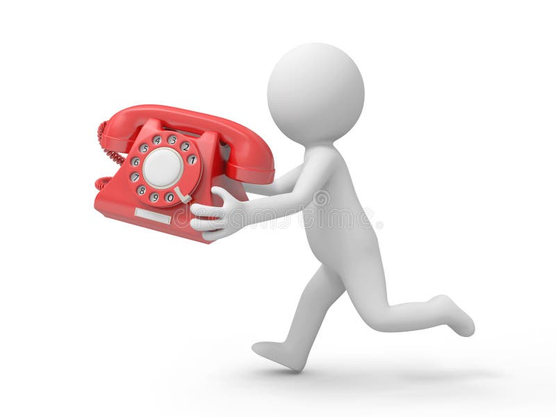 Blue telephone cartoon stock vector. Illustration of fashioned - 22742801