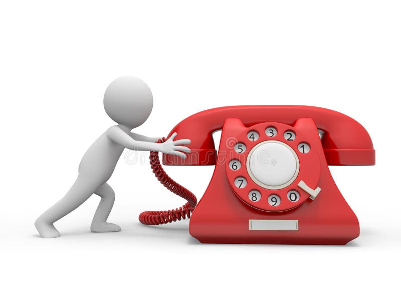 Telephone stock illustration. Illustration of call, person - 30990150