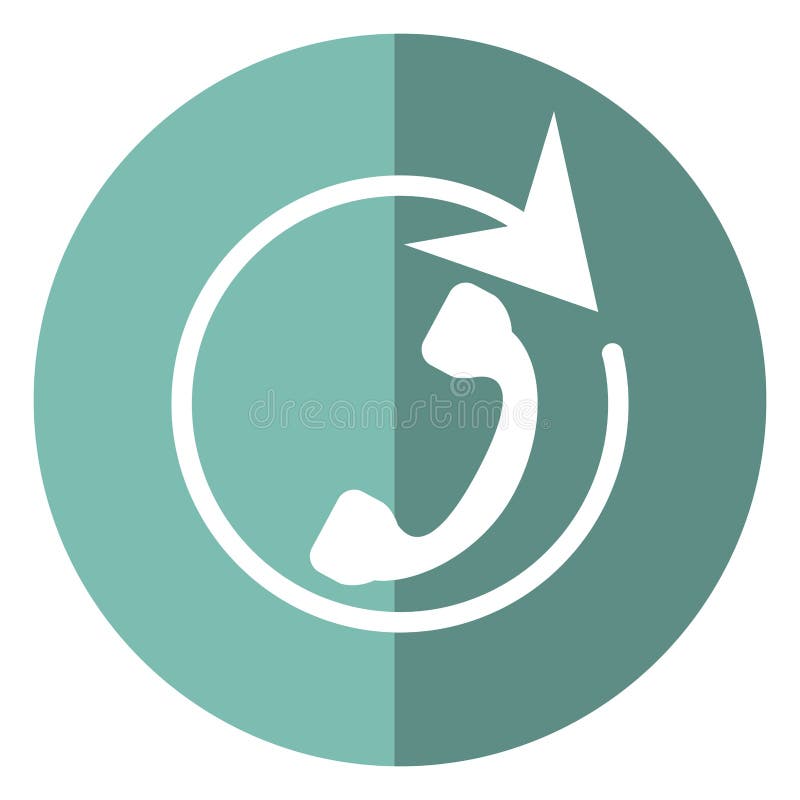 Telephone Delivery Service Shadow Stock Vector - Illustration of design ...