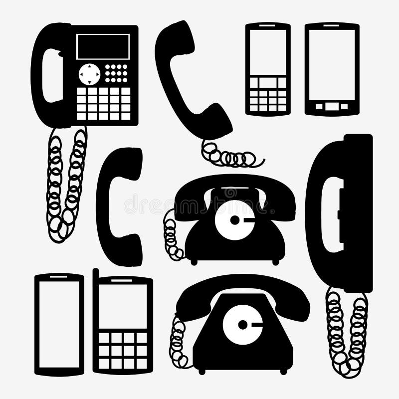 Telephone design stock vector. Illustration of mobile - 44742818
