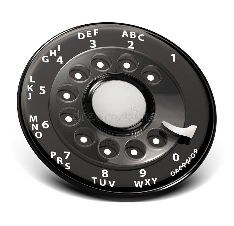 Telephone dial stock illustration. Illustration of communicate - 13719461