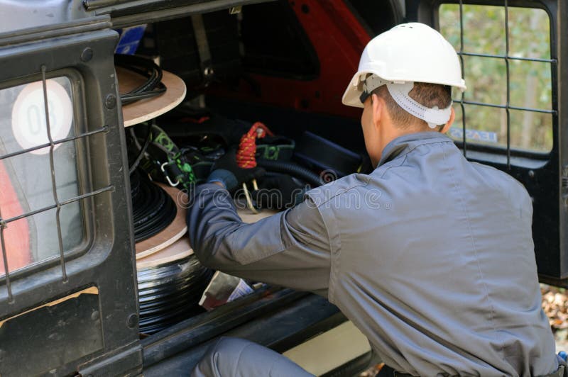 Telephone Engineer stock photo. Image of global, internet - 47290376