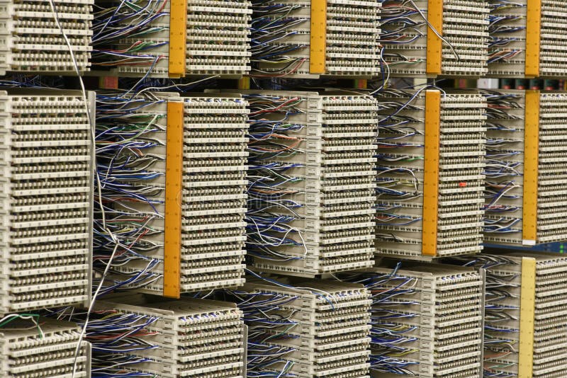 Telephone cable lines stock image. Image of blue, electrical - 29615693