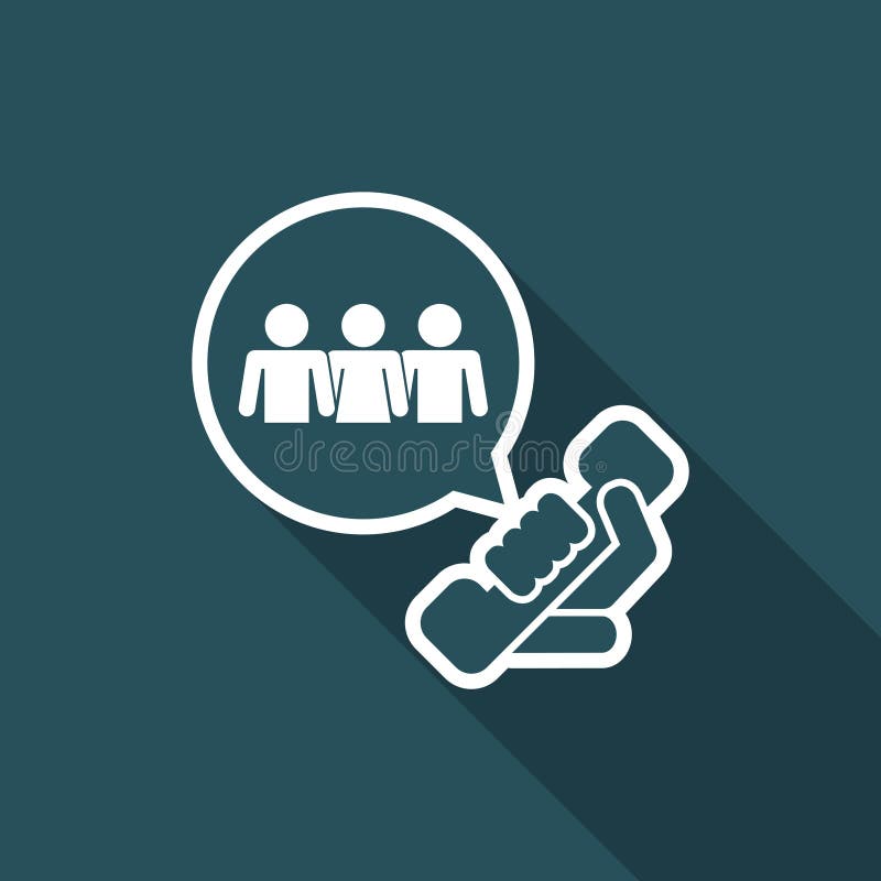 Telephone group icon stock vector. Illustration of connection - 117819374