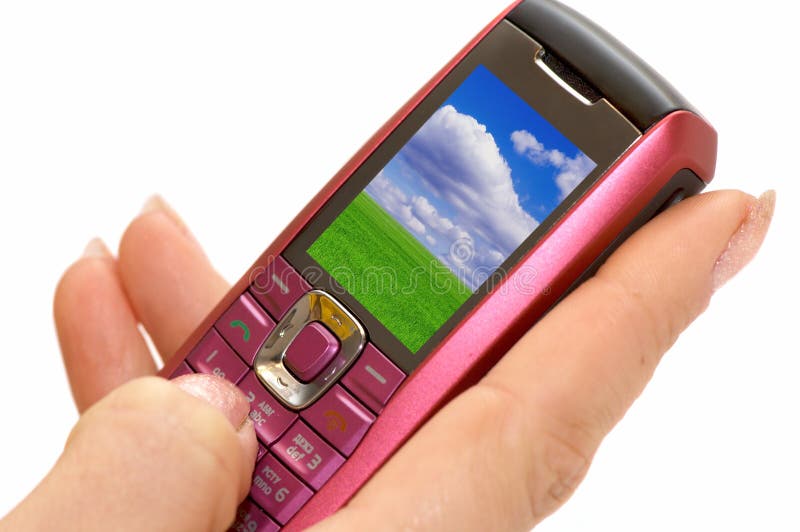 Telephone in hand stock photo. Image of keyboard, corporate - 4029368