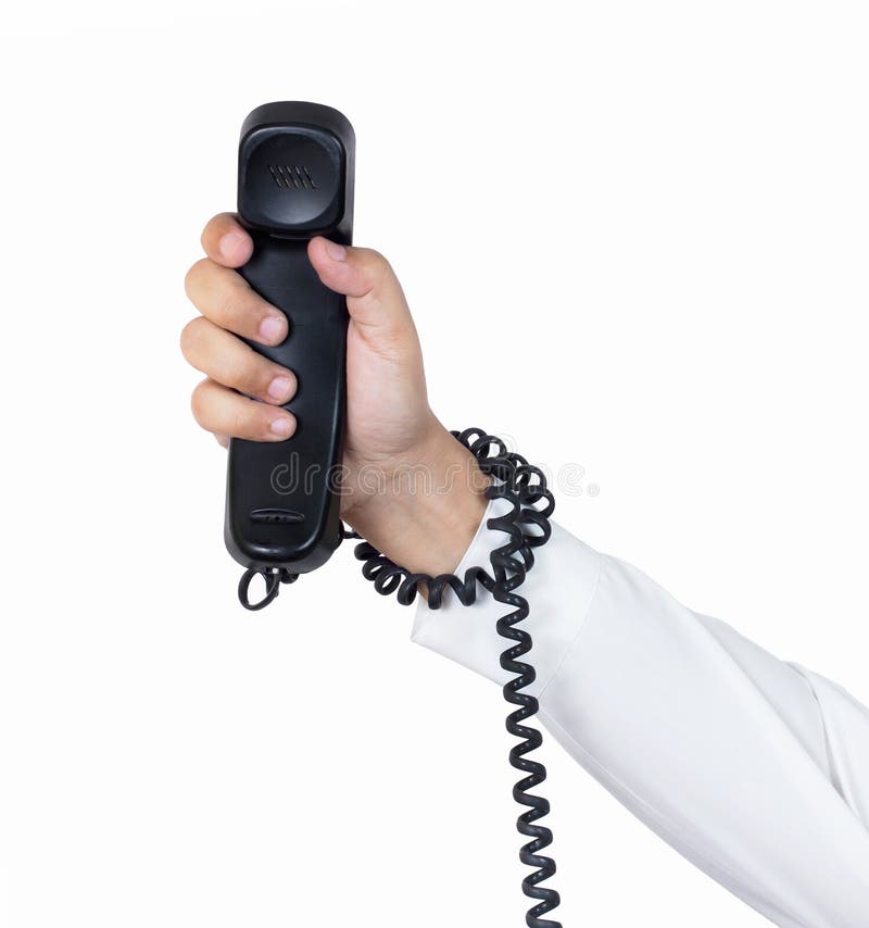 Telephone and hand stock photo. Image of hold, object - 32562412