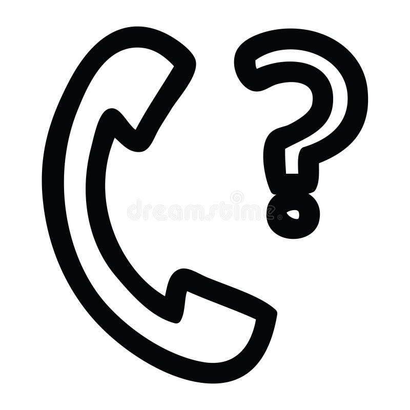 Telephone Phone Communication Handset Receiver Question Mark Mystery ...